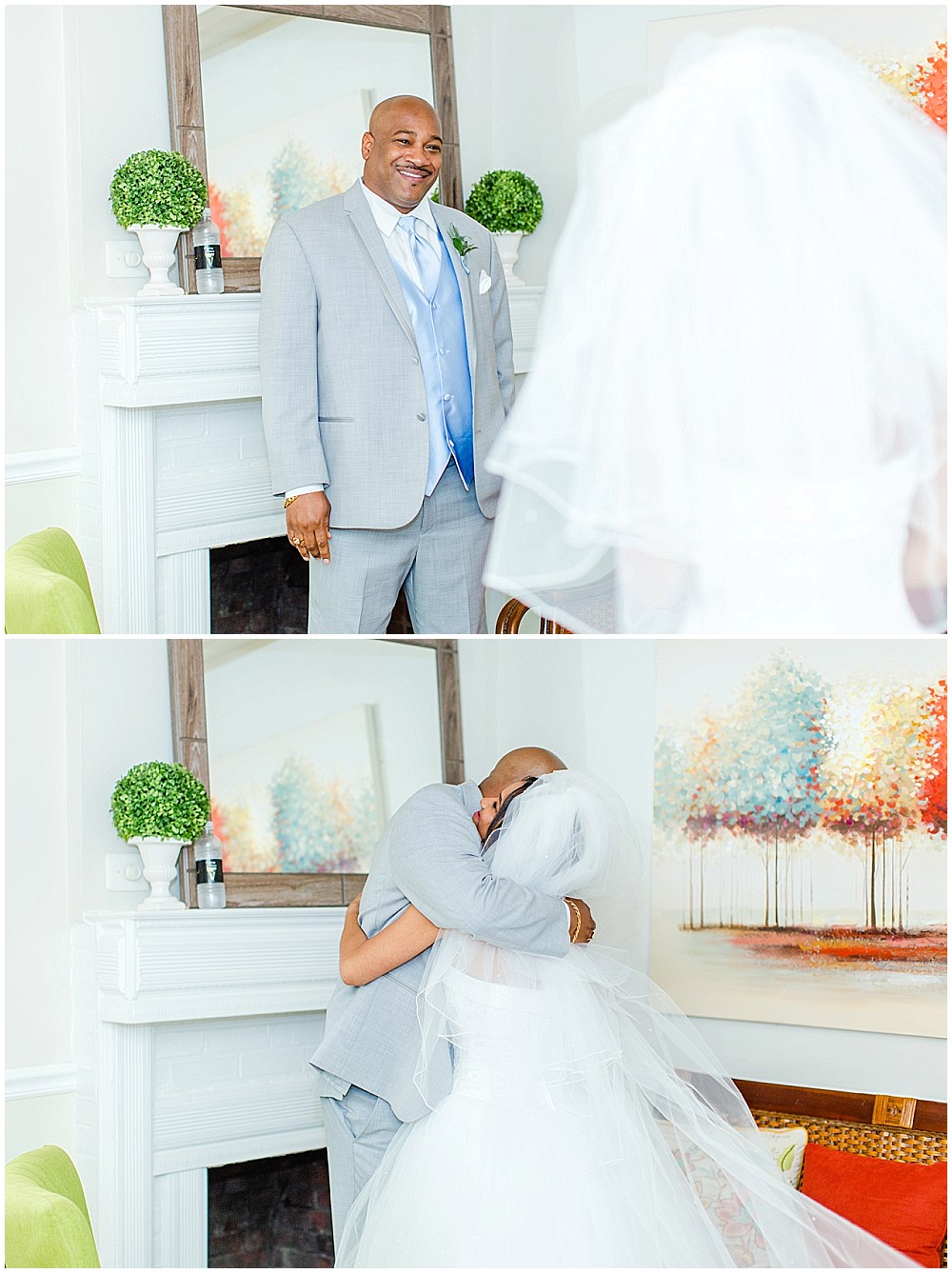 Blue & Silver Bay Wedding | Chesapeake Charm Photography